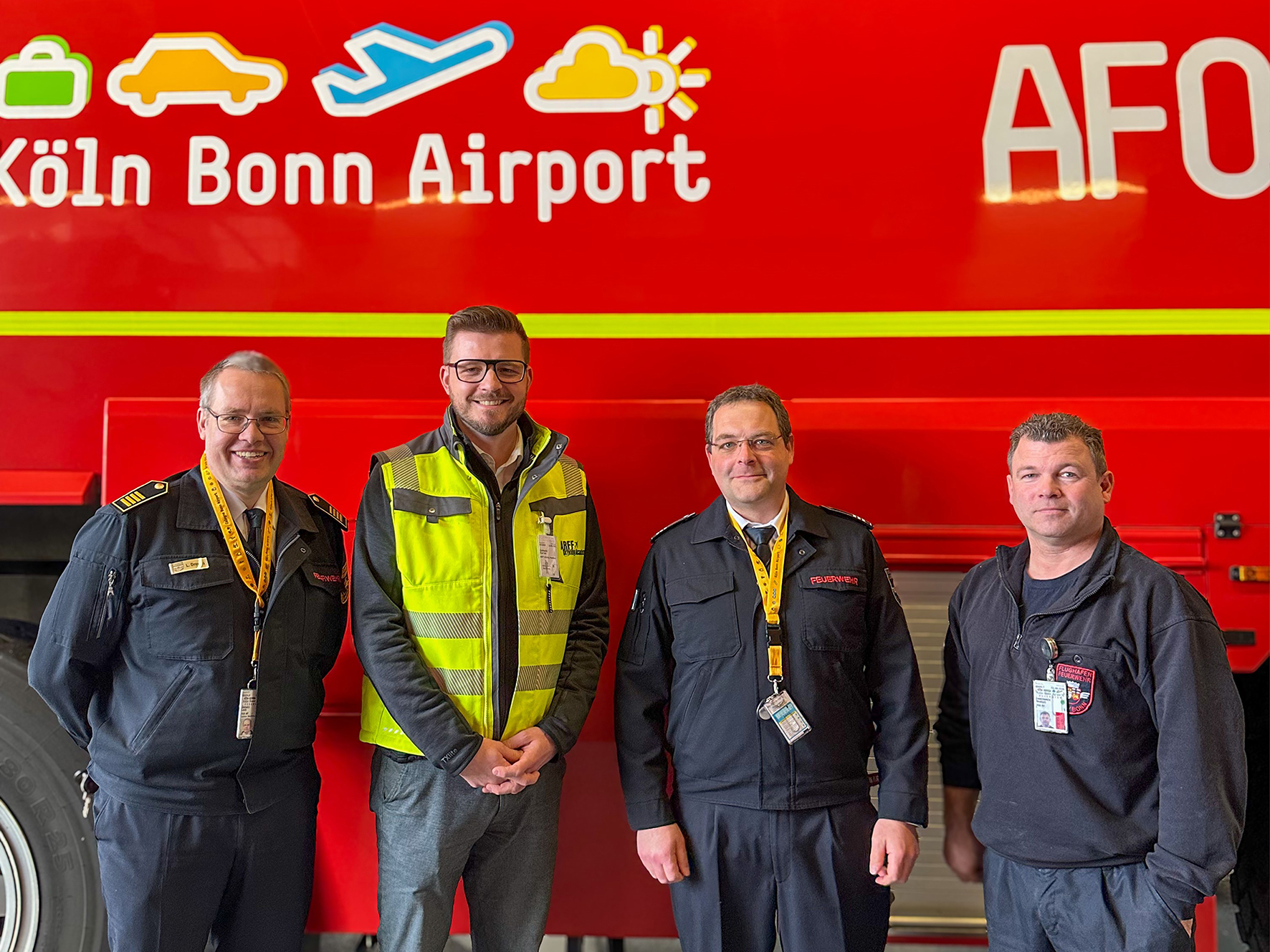 Warm Welcome, Cologne Bonn Airport Fire Department! - ARFF Driving Academy